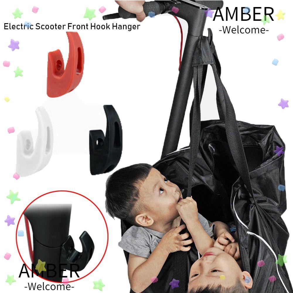 AMBER หมวกกันน็อค/กระเป๋า Claw Hooks 3 สีสกู๊ตเตอร์ไฟฟ้าคุณภาพสูง Handle Bag Holders สําหรับ ...