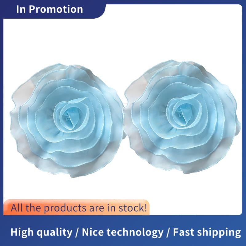 Multi-Layered สามมิติผ้ากอซดอกไม้ Corsage ชุดแต่งงาน Applique ตกแต่ง DIY ดอกไม้ตกแต่ง | Shopee ...