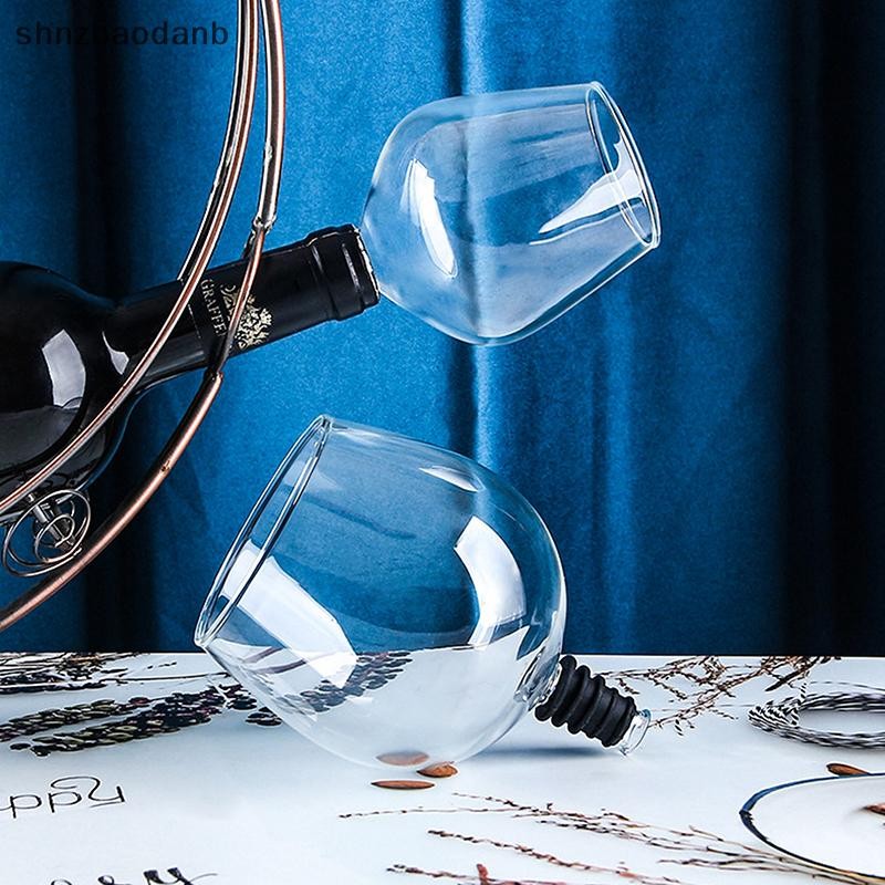 [shnzbaodanb] ลงในขวดไวน์ของคุณแก้วไวน์แดงไปยังแก้วไวน์ Topper แก้วที่ใส่ไวน์แดงแก้วแชมเปญถ้วย ...