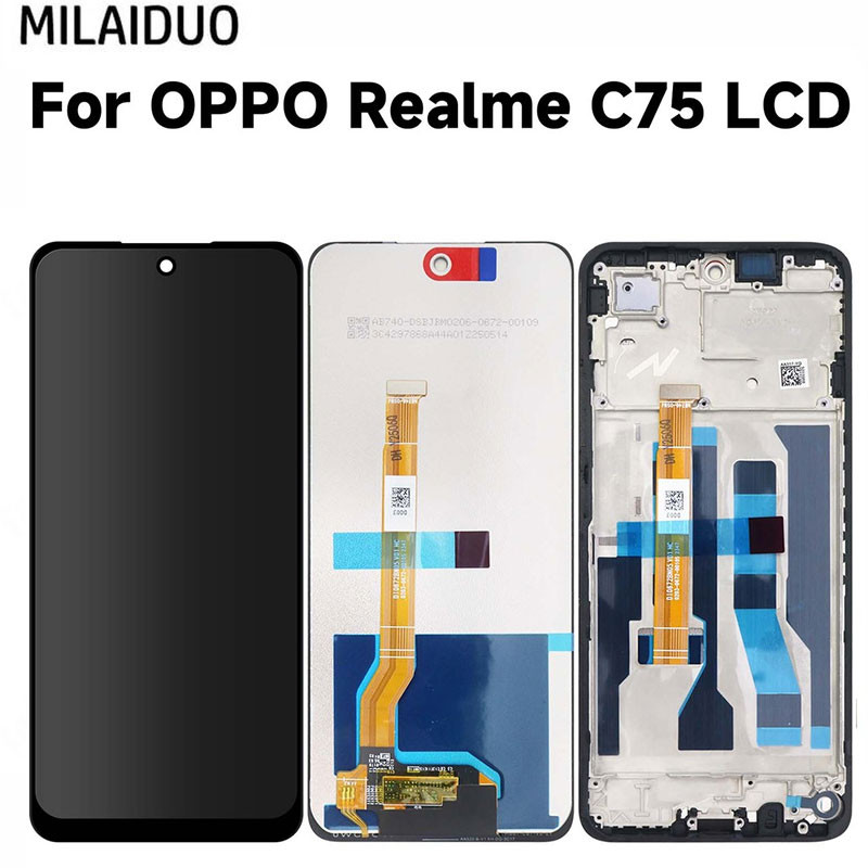 Orig LCD สําหรับ Realme C75 4G จอแสดงผล LCD Touch Screen Digitizer ...