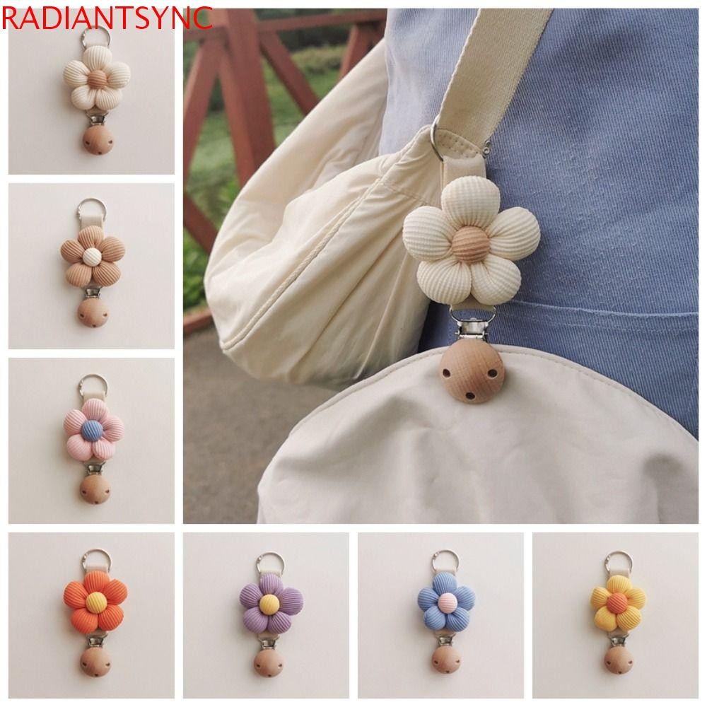 Radiantsync คลิปหมวกลายดอกไม้ผ้าฝ้าย พกพาสะดวก ใช้งานได้หลายอย่าง สำหรับแขวนบนกระเป๋า | Shopee ...