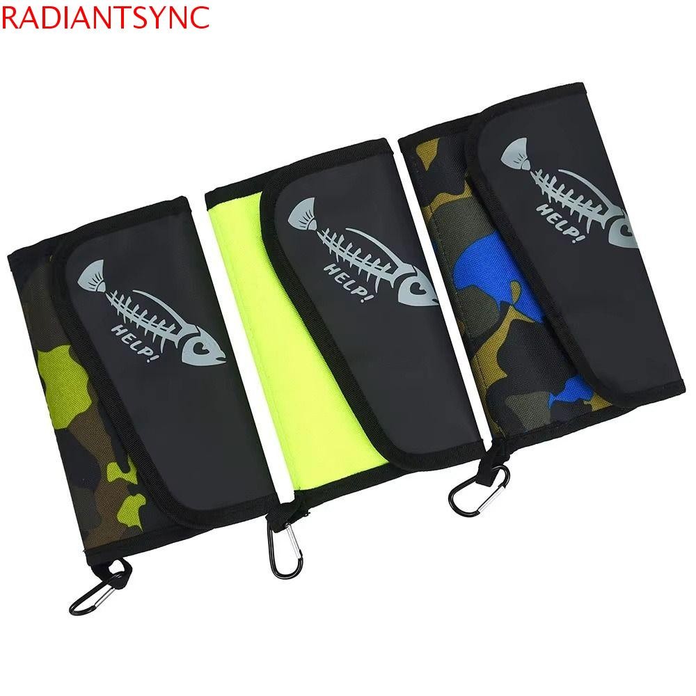 RADIANTSYNC ถุงเหยื่อตกปลา PVC กันน้ำ พร้อมพาร์ทิชันและกระเป๋าพกพา ใช้งานกลางแจ้งได้อย่างสะดวก ...