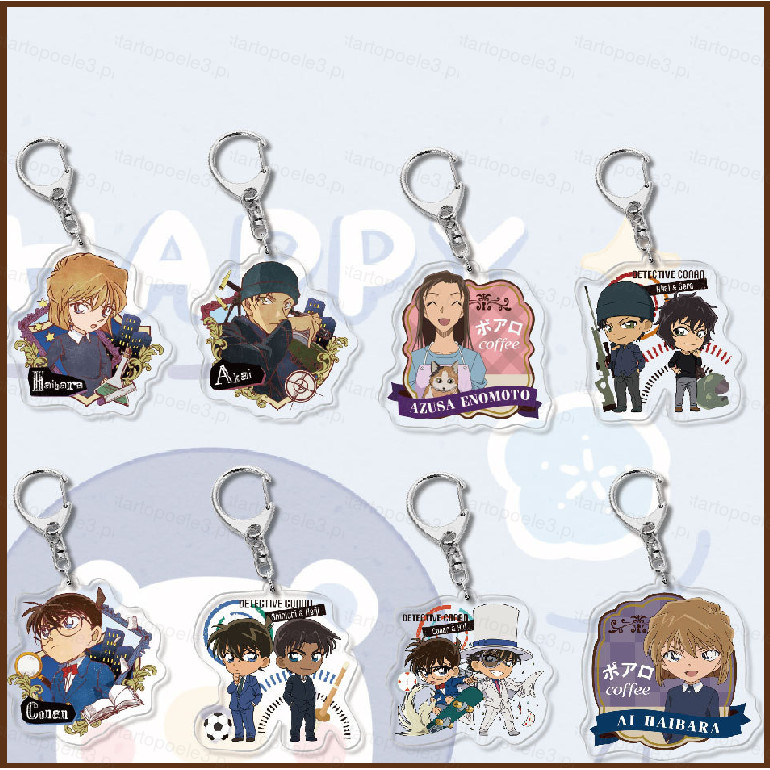 ST3 Detective Conan พวงกุญแจอะนิเมะพวงกุญแจอะคริลิคน่ารักกระเป๋าจี้ ...