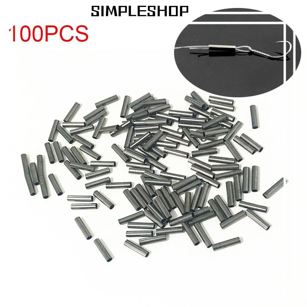 SIMPLESHOP 100 ชิ้น/ล็อต Line Crimping แขนสแตนเลสรอบทองแดงคุณภาพสูง ...