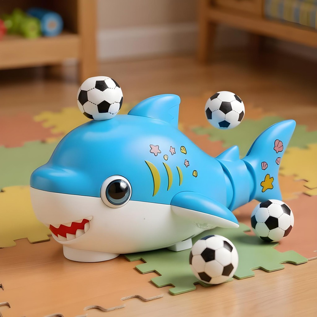 Floating Blow Pipe Balls Sensory Shark ของเล่นสําหรับเด็กวัยหัดเดิน ...