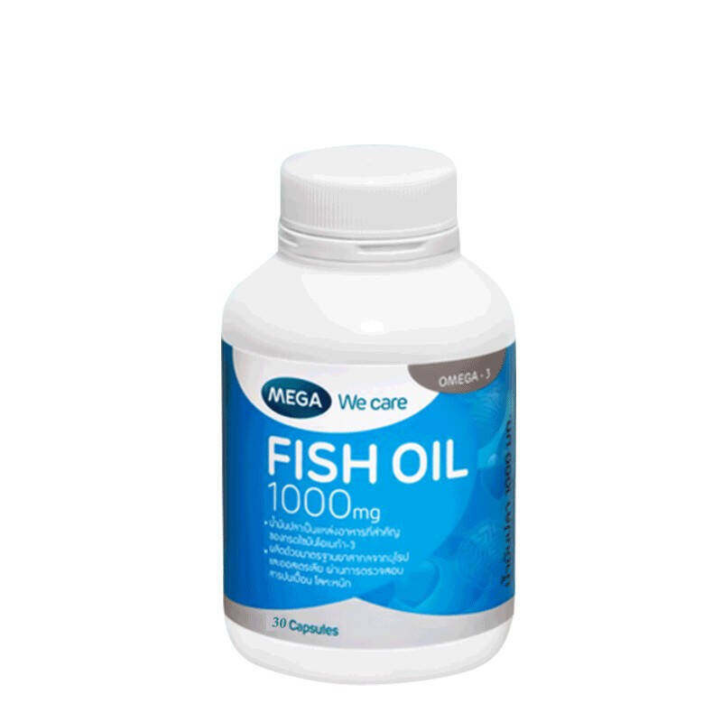 [Pro] Mega FISH OIL 1000mg 30 CAP ผลิตภัณฑ์เสริมอาหารน้ำมันปลา 1000 มก. ...