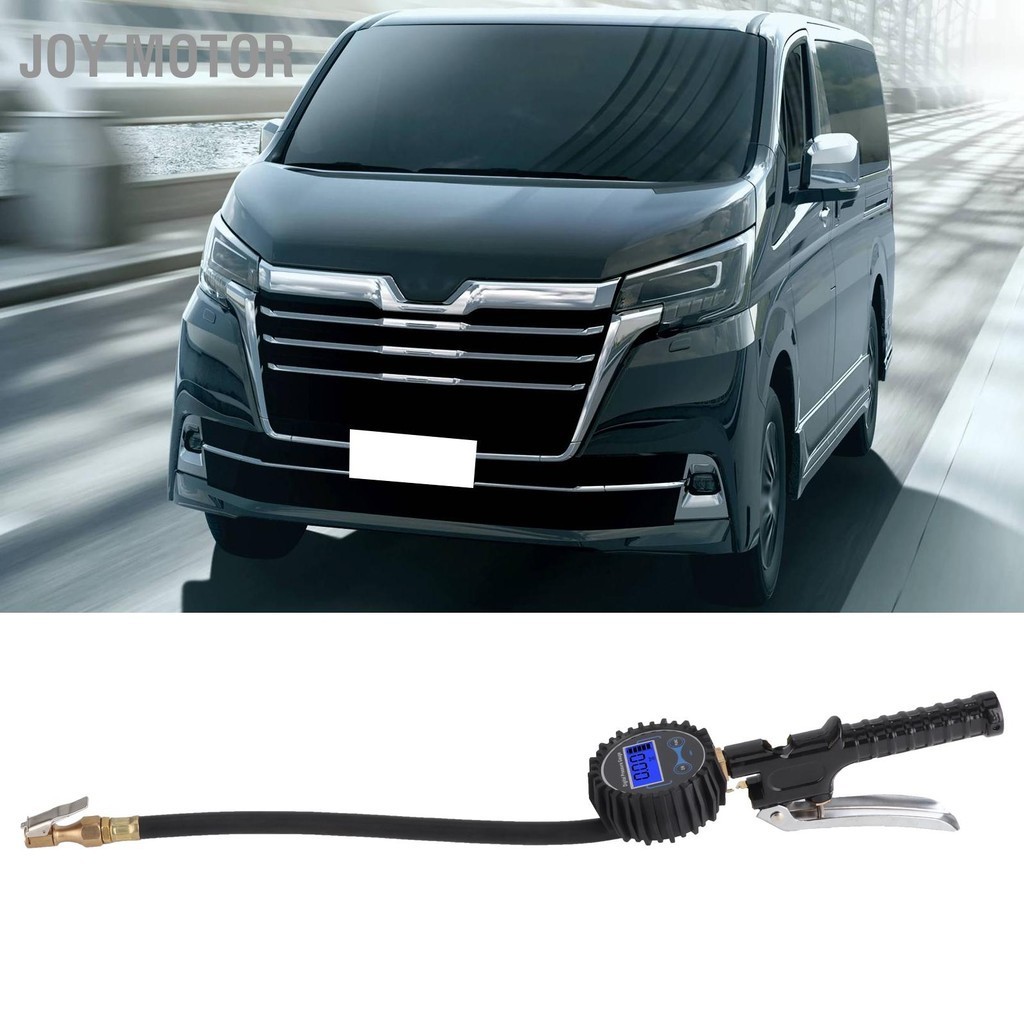 JOY Motor เกจวัดแรงดันลมยาง Inflator 200PSI จอแสดงผลดิจิตอล LCD ความ ...