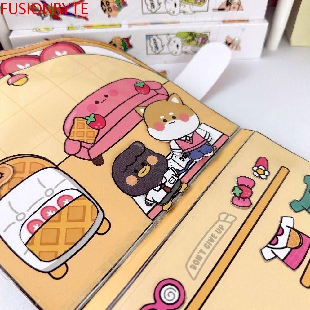 Fusionbyte วาฟเฟิลนวดหนังสือเงียบ, Beanie Book วัสดุ Pack ร้านเล็บโฮมเมดหนังสือที่เงียบสงบ ...