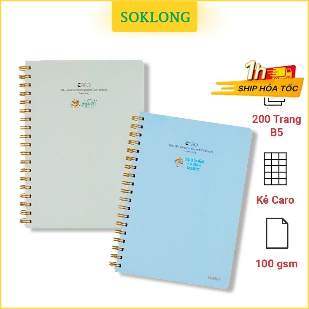 Xo notebook B5 ปกพลาสติกสปริงคู่ 200 หน้าหมากรุก 5x5 - โน๊ตบุ๊ค KLONG ...
