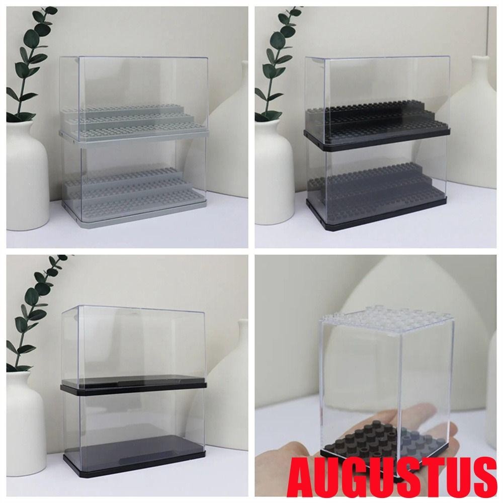Augustus Building Blocks กล่องแสดง, 3 ขั้นตอนฝาครอบชั้นวางรถรุ่นแสดง ...