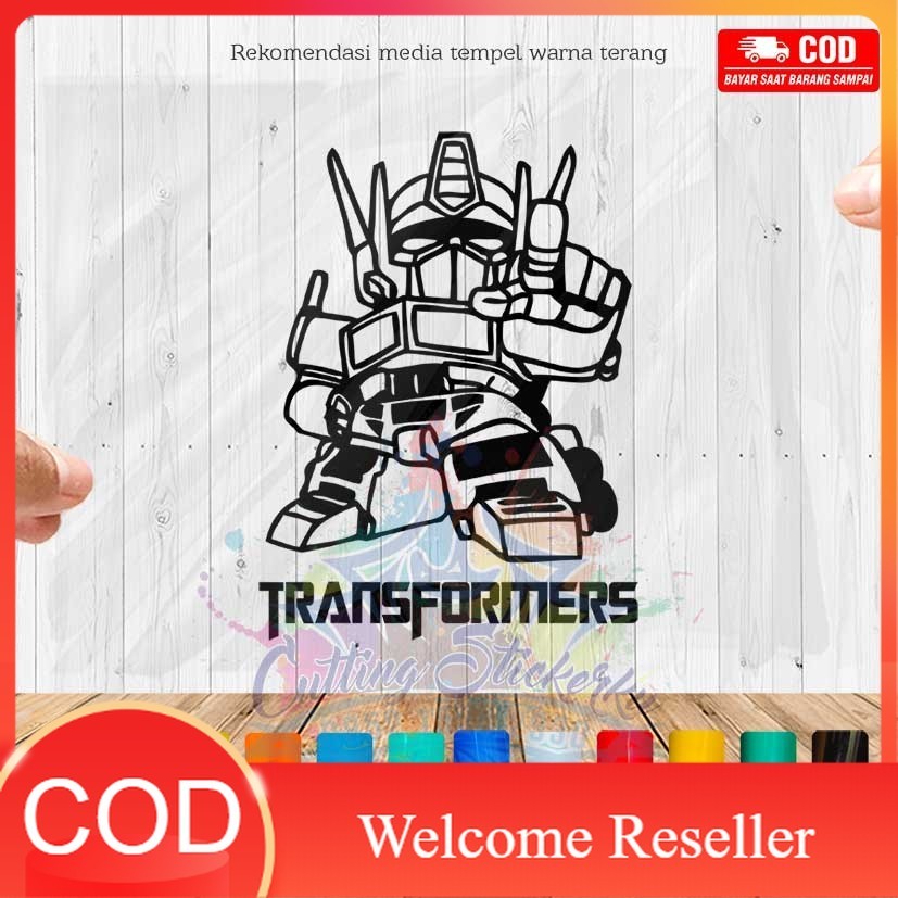 โครงการ JDM - สติ๊กเกอร์ตัดหม้อแปลงไฟฟ้า Optimus Prime, Cool Avanza ...