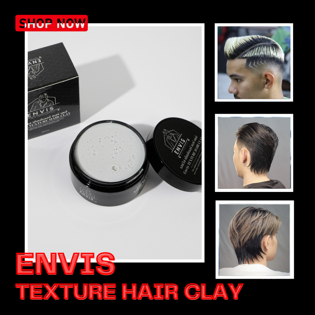 Envis Texture Hair Clay เป็นโพเมดที่เพิ่มส่วนผสมของเคลย์(โคลนภูเขาไฟ ...