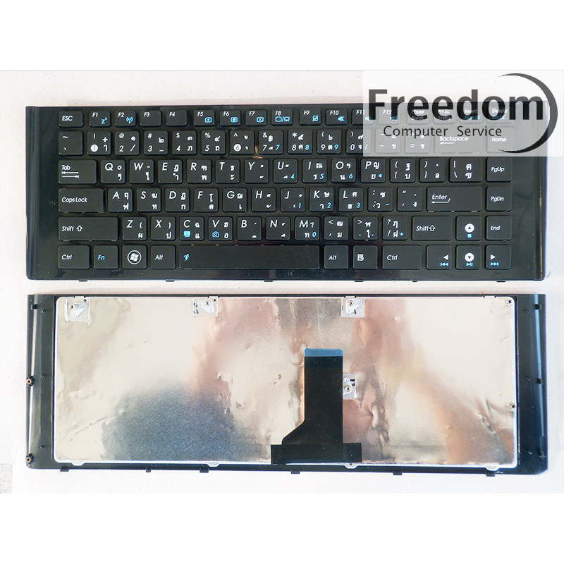 คีย์บอร์ด Notebook Asus X42 X42J X42S X42DE X42JE X42N (ไทย-อังกฤษ สีดำ ...