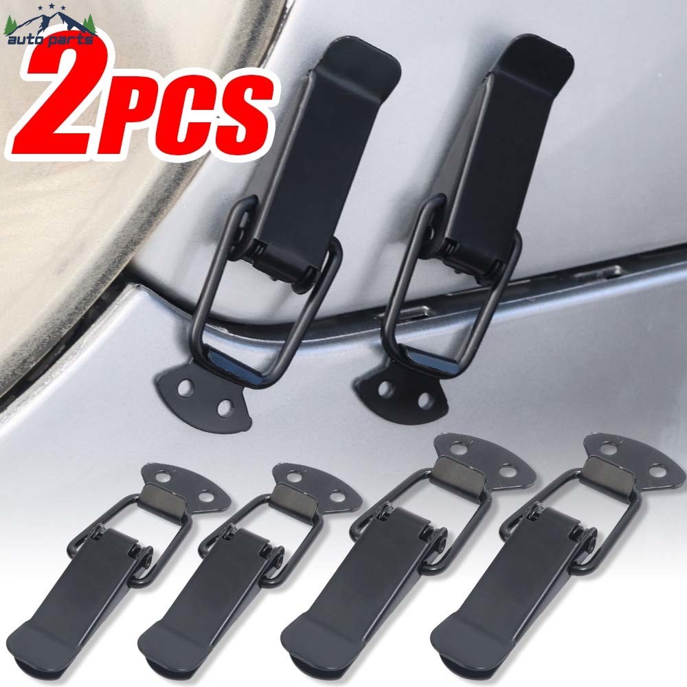 1/2pcs Alloy Mount Hood Pin Bonnet Lock - กันชน Quick Release Hook Lock ...