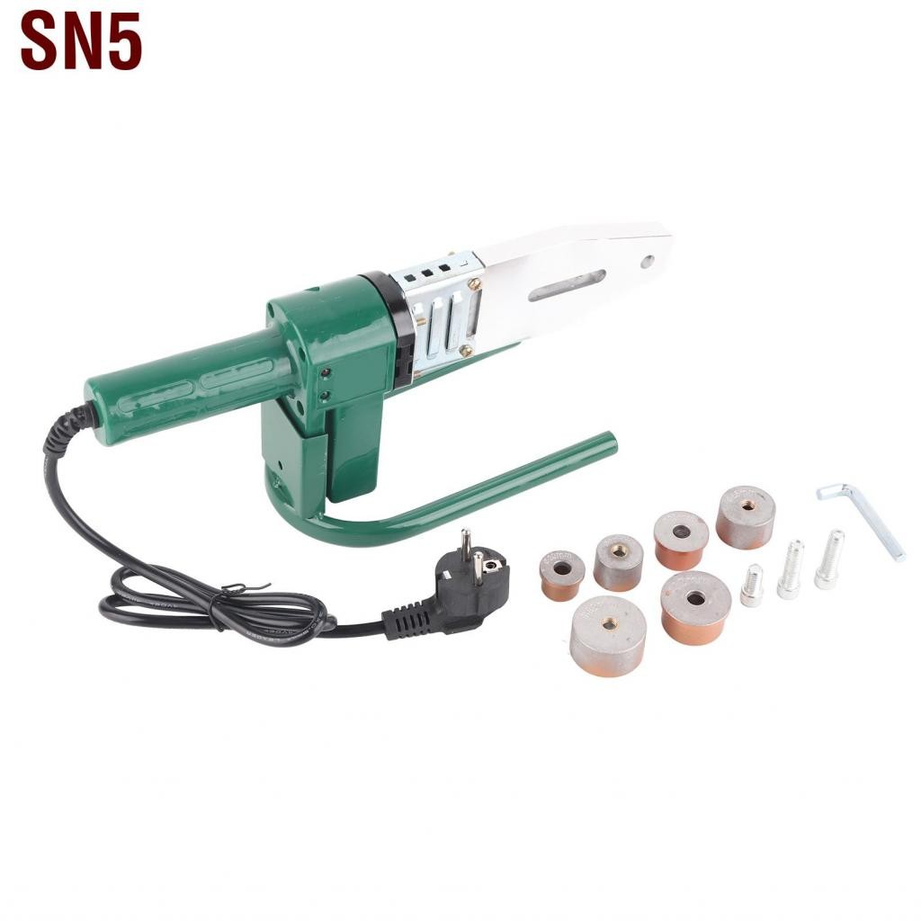 SN5 Hot Melt เครื่อง PPR เชื่อมท่อฐานมั่นคงหนา EU Plug 220V วิศวกรรมพลาสติก ABS ความแข็งแรงสูง ...