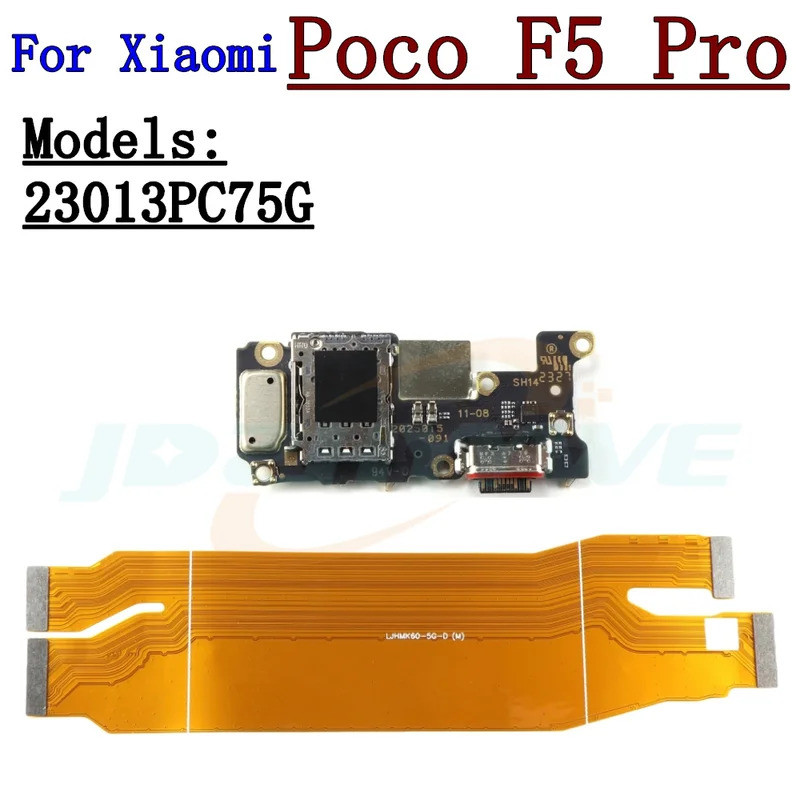 USB ชาร์จพอร์ต MIC ไมโครโฟน D ock เชื่อมต่อคณะกรรมการสำหรับ Xiaomi poco ...