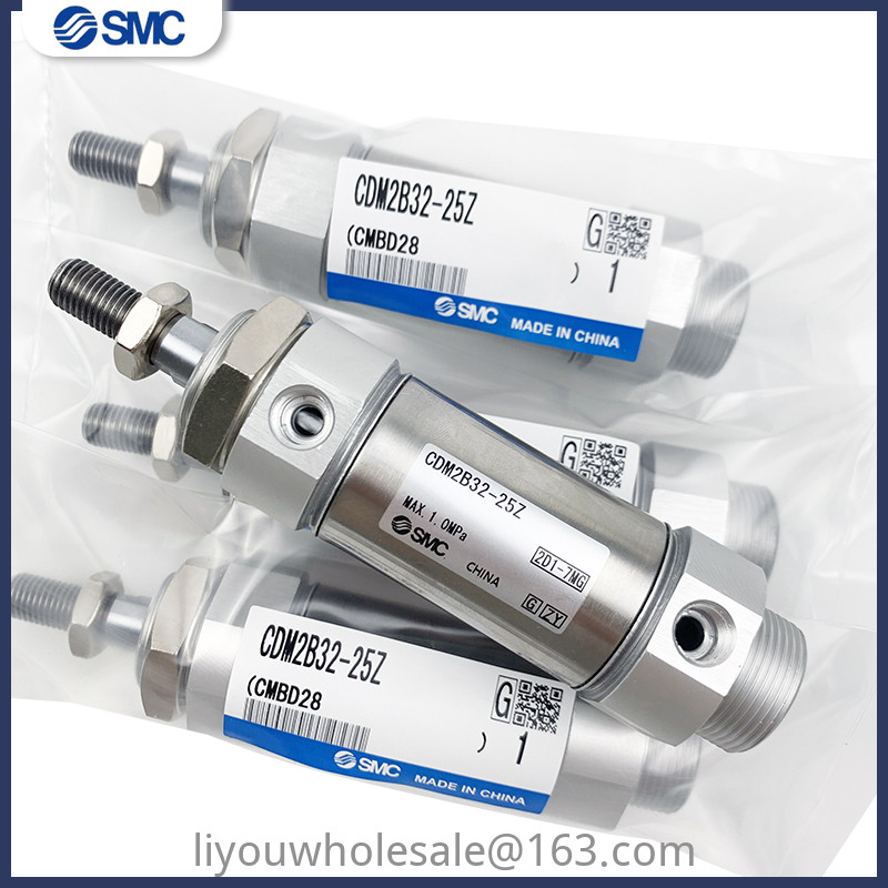 Smc กระบอกมินิสแตนเลส CDM2B20/2532/40-25/50/75/100/125/150Z175/200AZ | Shopee Thailand