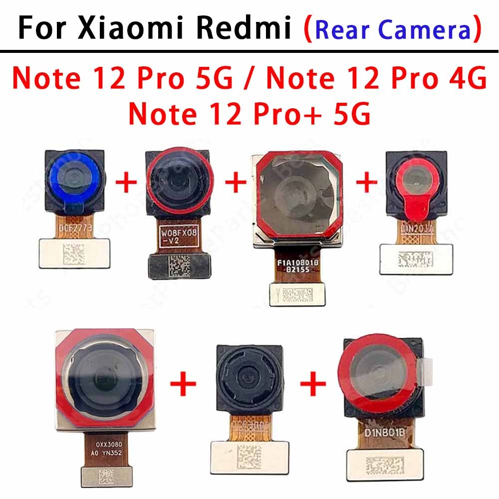 สําหรับ Xiaomi Redmi หมายเหตุ 12 Pro Plus 4G 5G Note12Pro Original ด้านหลังกล้องโมดูลเปลี่ยน ...
