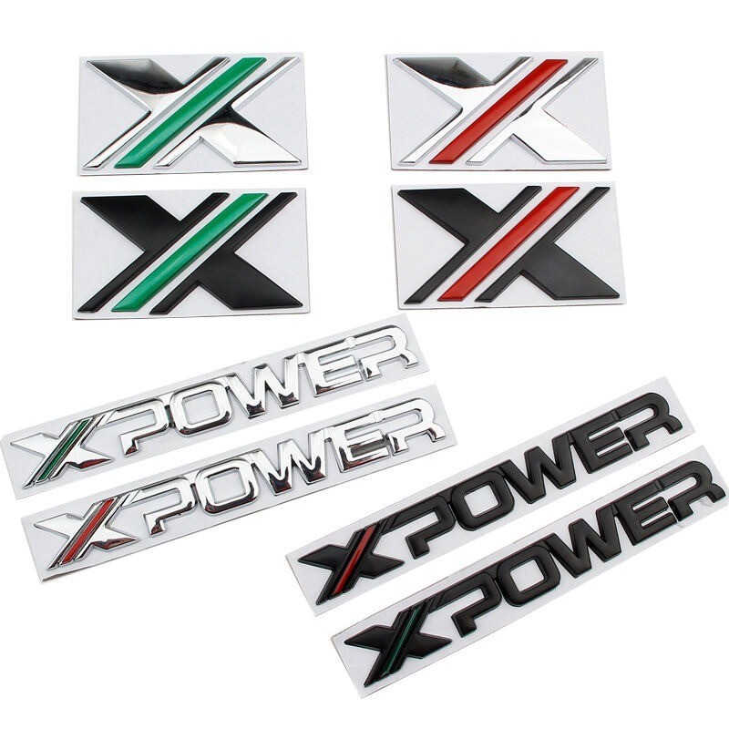 สําหรับmg 3DรถโลหะX POWER XPOWERโลโก้รถสติกเกอร์และDecalsสําหรับMG5 MG6 ...