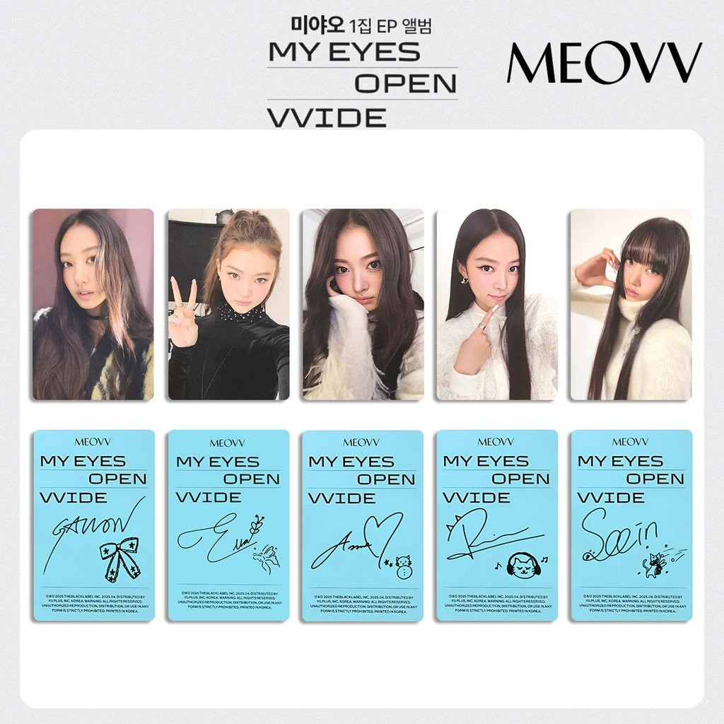 MEOVV รวมอัลบั้มใหม่ Merchandise Photocard พิเศษการ์ดสุ่ม VVIDE การ์ด ...