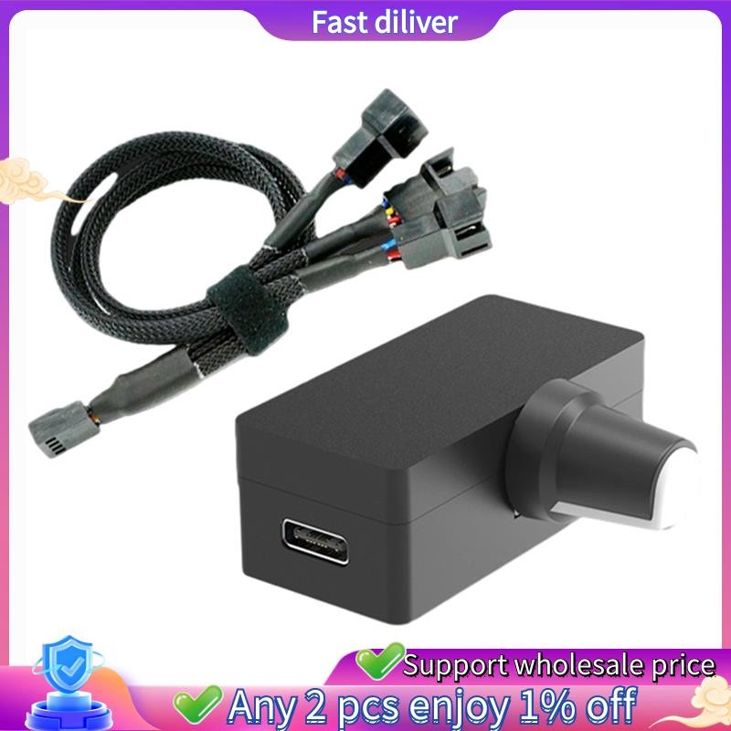 PWM Speed Controller 4Pin PWM Fan Governor PWM USB TYPE-C แหล่งจ่ายไฟ ...