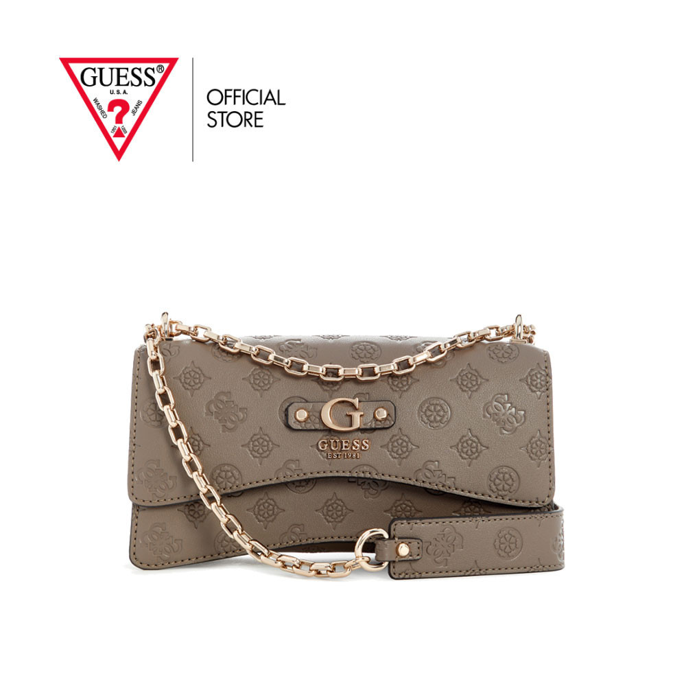 GUESS กระเป๋า รุ่น PD952921 GERTY CONVERTIBLE XBODY FLAP สีเทา | Shopee ...
