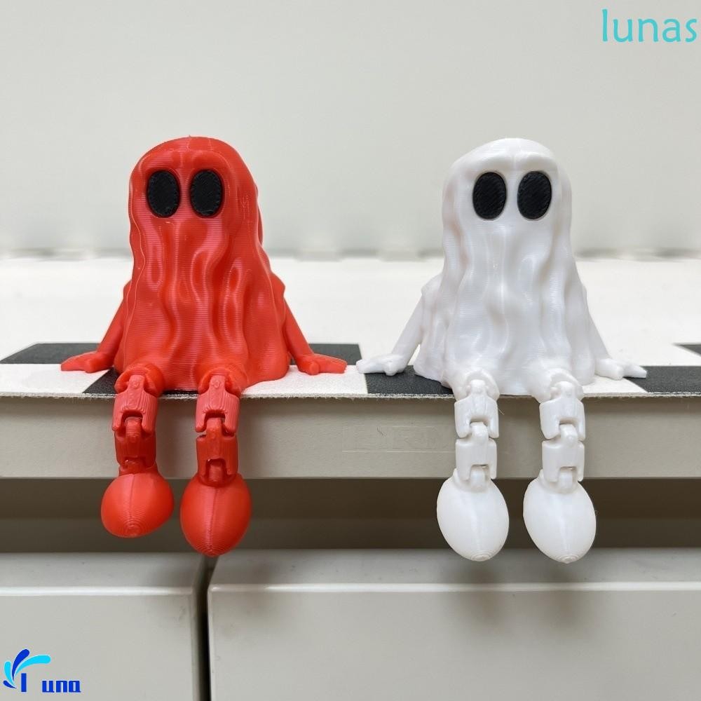 LUNASOL 3D พิมพ์ Ghost เครื่องประดับ, Mini PLA Ghost Joint Figurines ...
