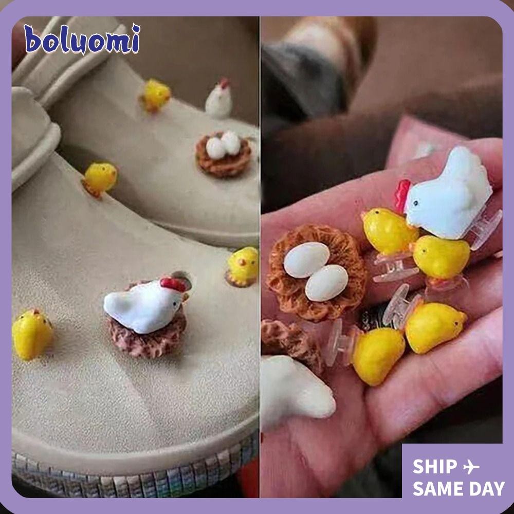 BOLOMI อุปกรณ์ตกแต่งรองเท้า 4/7 ชิ้น, charms สำหรับรองเท้า, charms ลูก ...