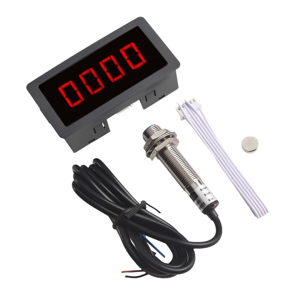 Led Tachometer Digital LED Tachometer RPM Speed Meter Digital ...