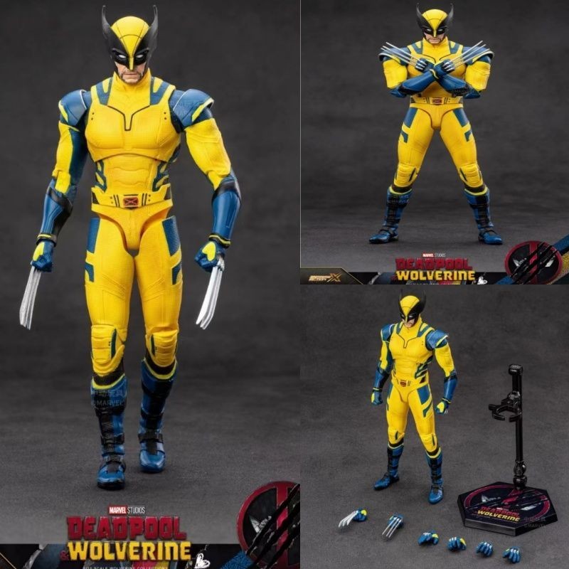Zd ของแท้ Marvel Movie SHF Deadpool และ Wolverine 3 ตุ๊กตาของเล่นตุ๊กตา ...