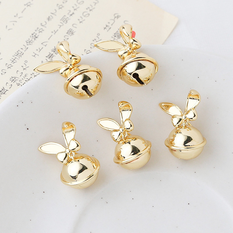 ต่างหูหูกระต่ายชุบทองแท้18K S925เข็มเงิน DIY ต่างหูแบบโฮมเมดเฉพาะในชีวิตประจำวัน | Shopee Thailand