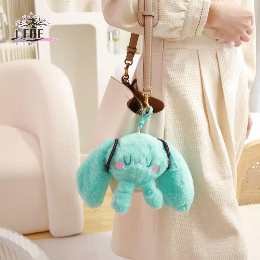 Jaremy1 Miku พวงกุญแจตุ๊กตา,ตุ๊กตา Hatsune Miku นุ่มปุย,น่ารักตุ๊กตาขน ...