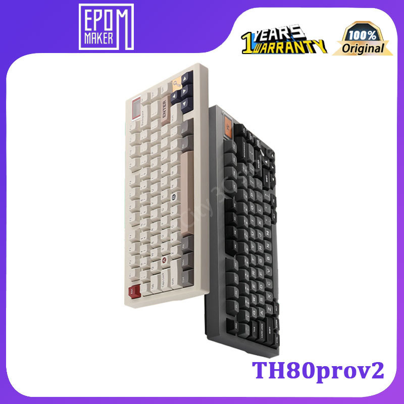 Epomaker TH80prov2 Custom Mechanical Keyboard ปะเก็นจอแสดงผล Hot ...