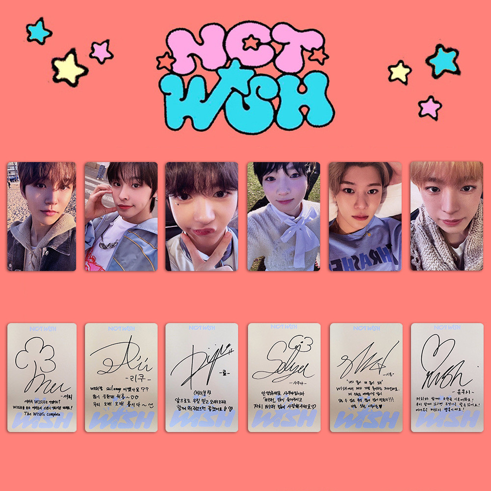 ไอดอล kpop NCT WISH โฟโต้การ์ดอัลบั้ม | Shopee Thailand