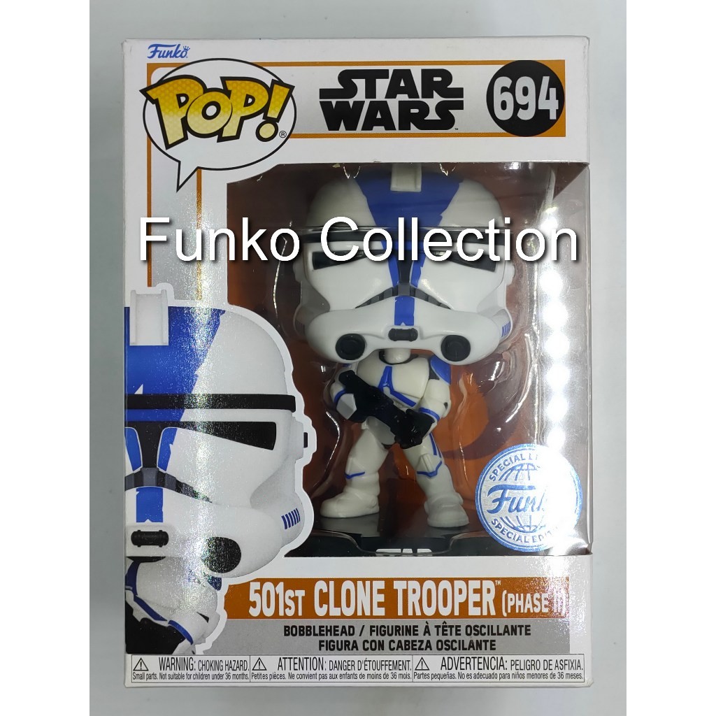 Funko Pop Star Wars - 501st Clone Trooper Phase II #694 | Shopee Thailand
