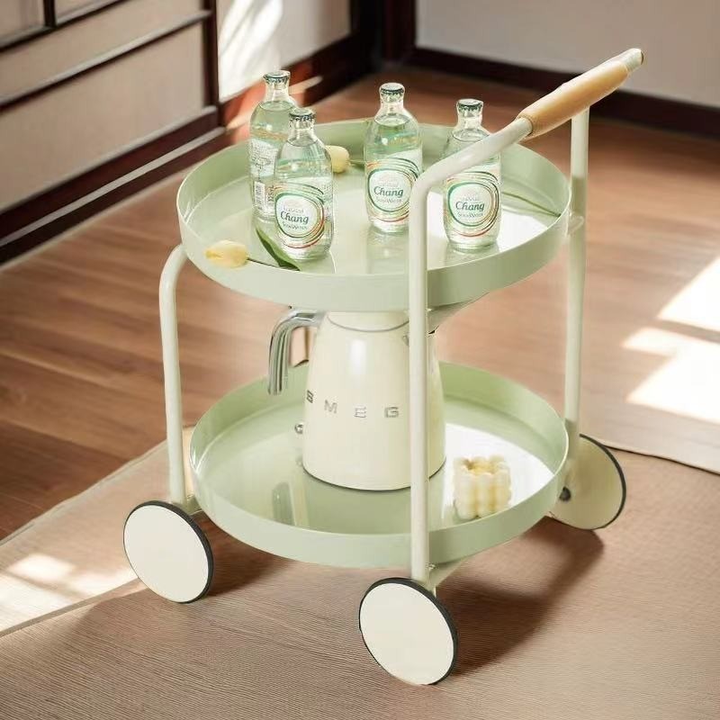 Simple ins storage ชั้นวางรถเข็นมือถือ movable ชั้นวางสองชั้นจิปาถะจัด ...