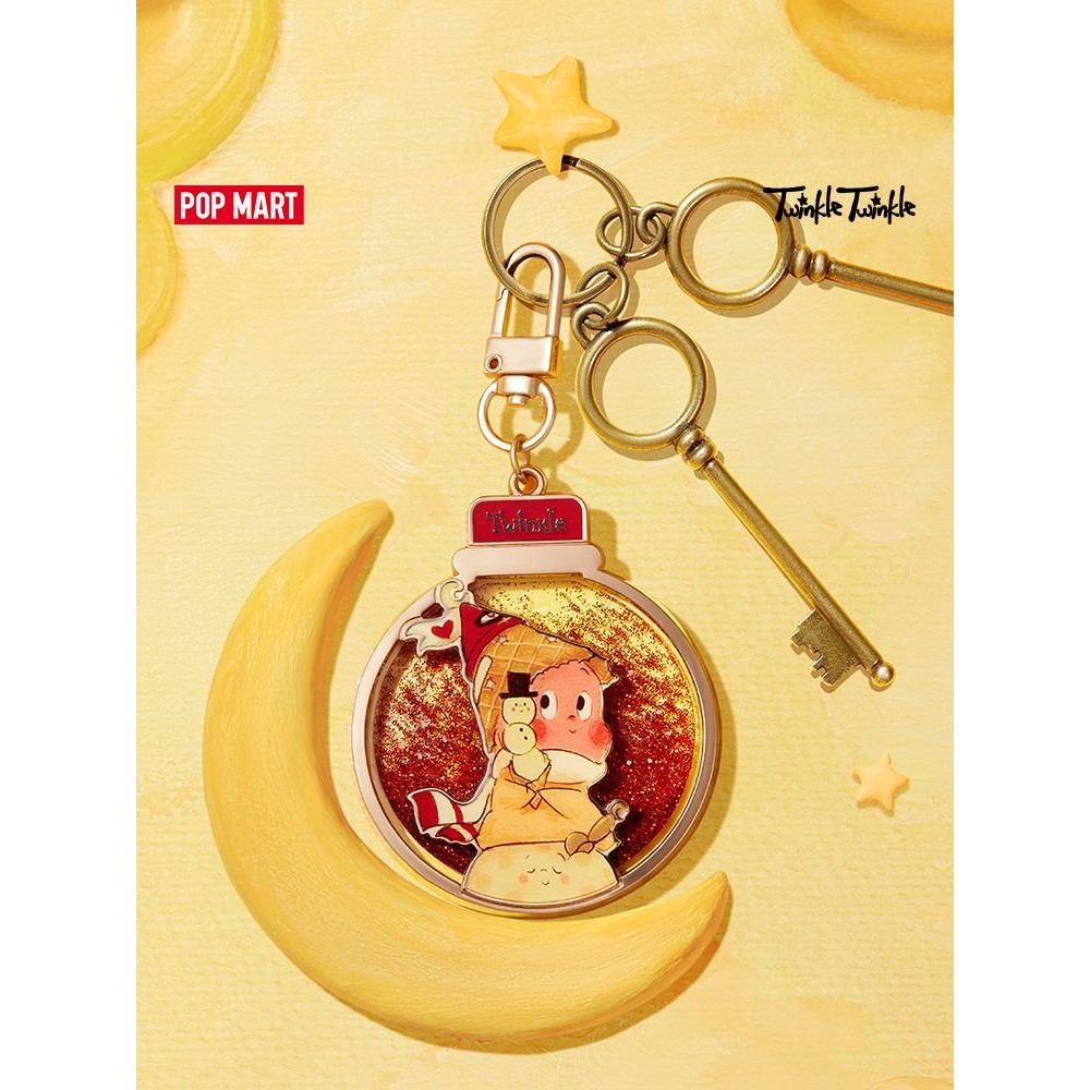 Popmart แท้ WRE เป็น Twinkle Twinkle พวงกุญแจจี้ของเล่นศิลปะอย่างเป็น ...