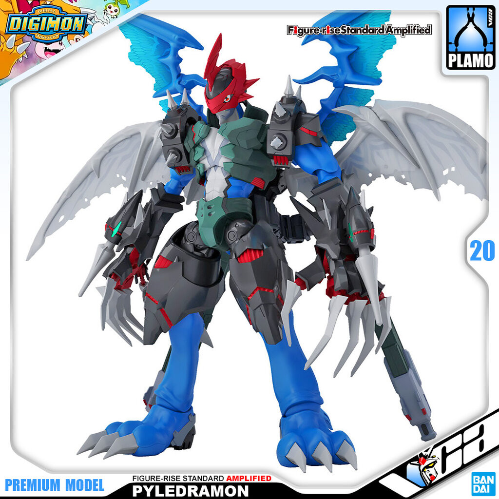 VCA ⭐️ BANDAI DIGIMON FIGURE RISE STANDARD AMPLIFIED PYLEDRAMON ACTION ...
