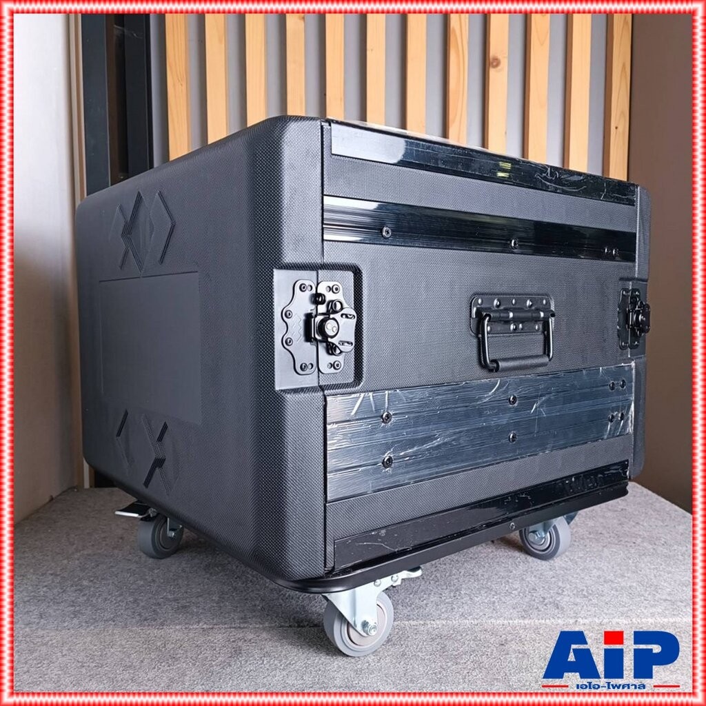 NTS PE-8U RACK ลึก20นิ้ว พร้อมล้อ PE 8U PE8U ตู้Rack กล่องใส่อุปกรณ์เครื่องเสียง rack แร็ค8U เอ ...