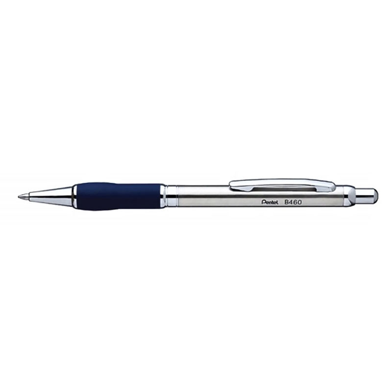 Pentel ปากกาลูกลื่น 0.8 มม. หมึกสีน้ำเงิน รุ่น B460-C | Shopee Thailand