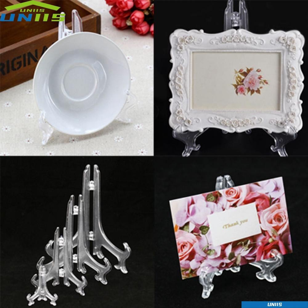 Uniis ภาพจอแสดงผลขาตั้งแฟชั่นโปร่งใสพลาสติก | Shopee Thailand