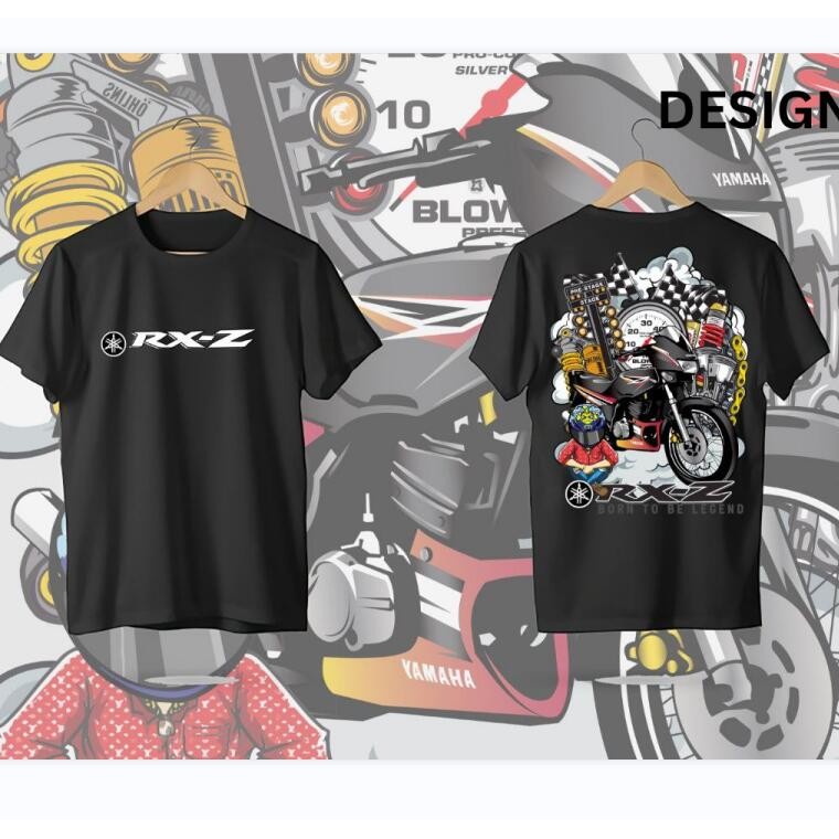 เสื้อยืด Yamaha Rx-z Energy (baju Motor Sublimation) Rxz T Shirt ...