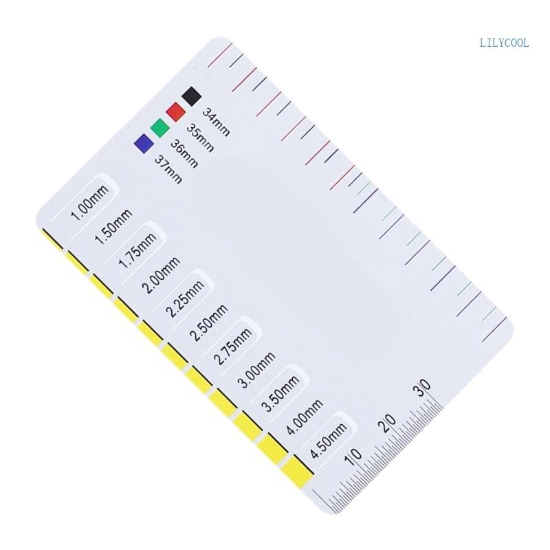 CH กีตาร์ String Action Gauge ไม้บรรทัดเครื่องมือวัดกีตาร์เบส Double ...