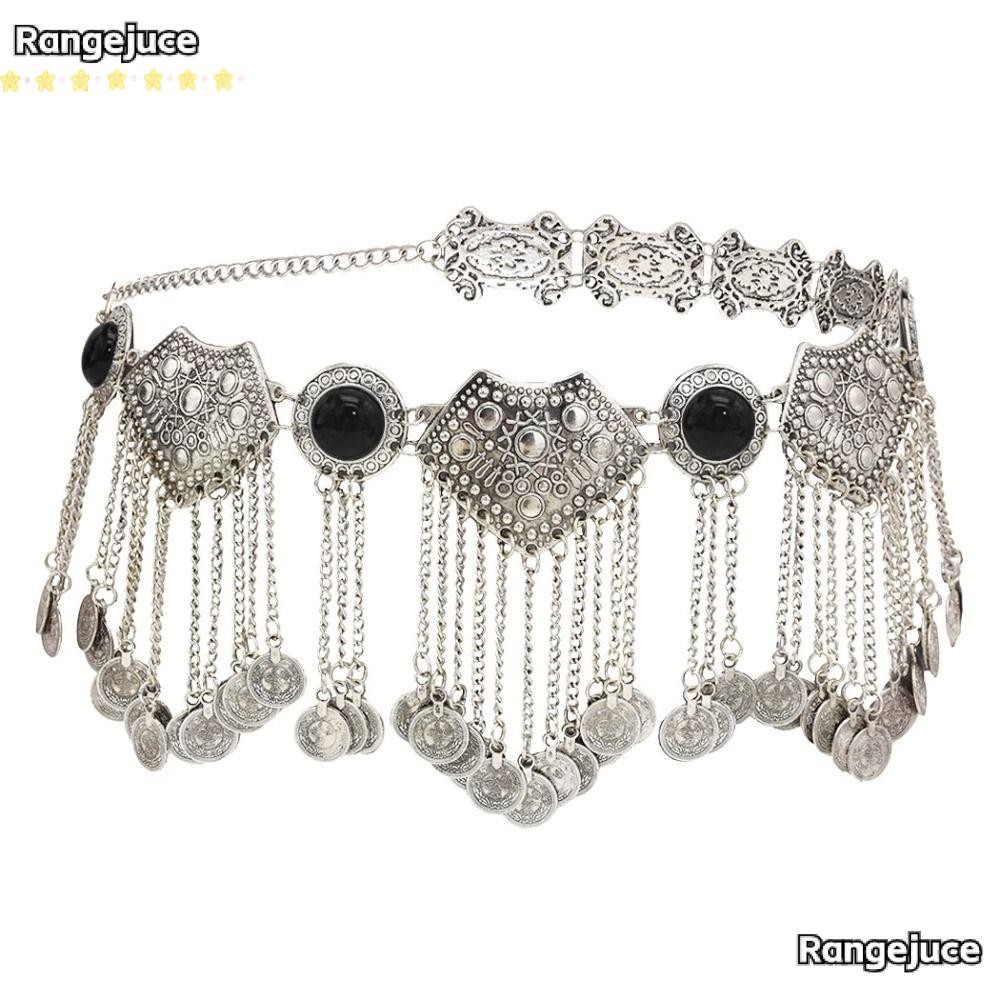 RANGEJUCE เข็มขัดโซ่เอว,รูปแบบอัฟกานิสถานยาวพู่เอว Belly Chains,ตุรกี ...
