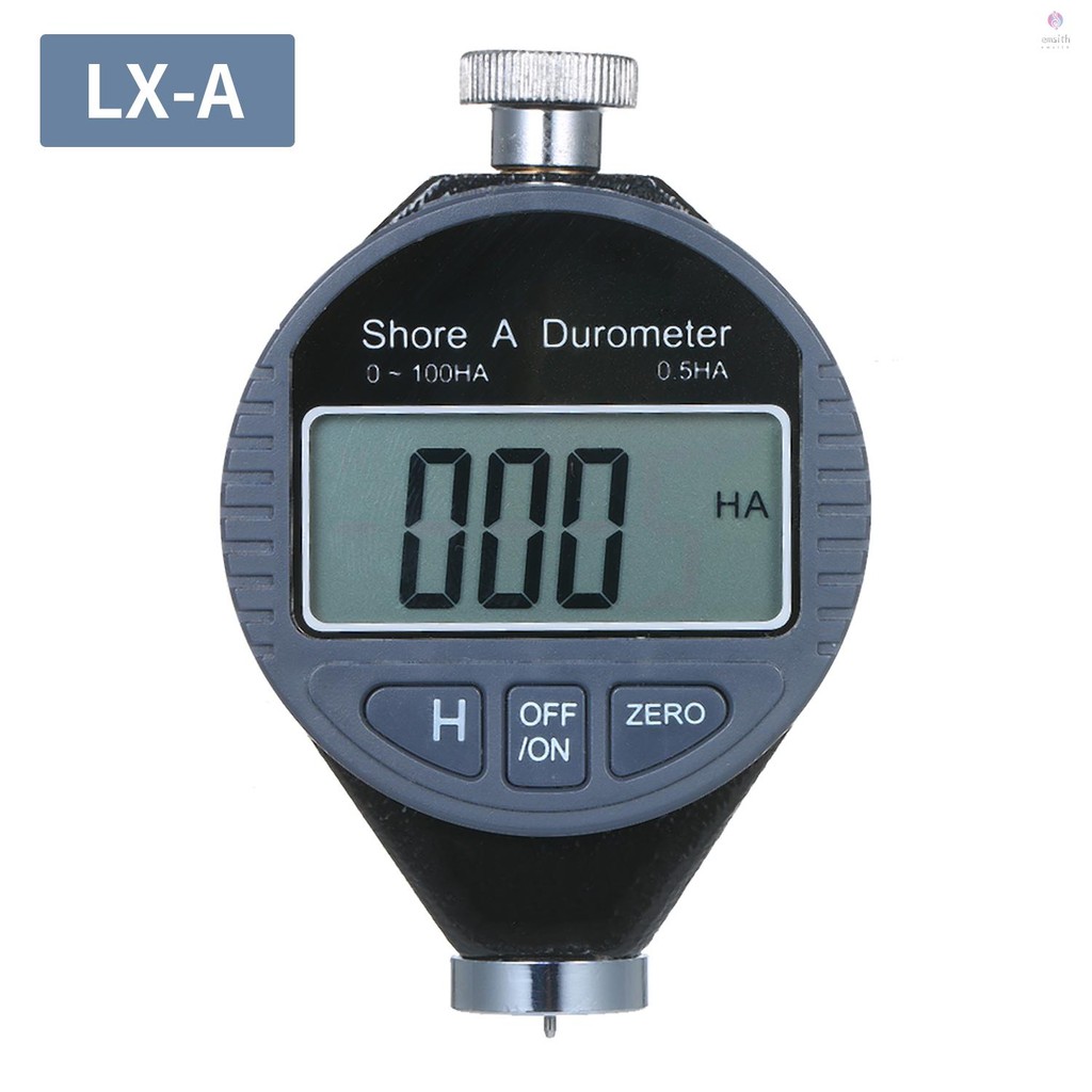 E * M แบบพกพา 0-100HA Shore A Hardness Tester Meter Digital Durometer ...