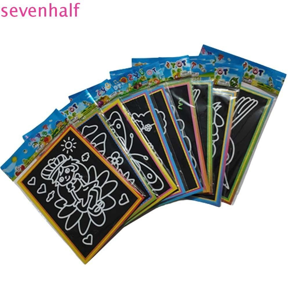 SEVENHALF 10pcs Magic Doodle Board DIY ของเล่นการศึกษาของเล่น Creative ...