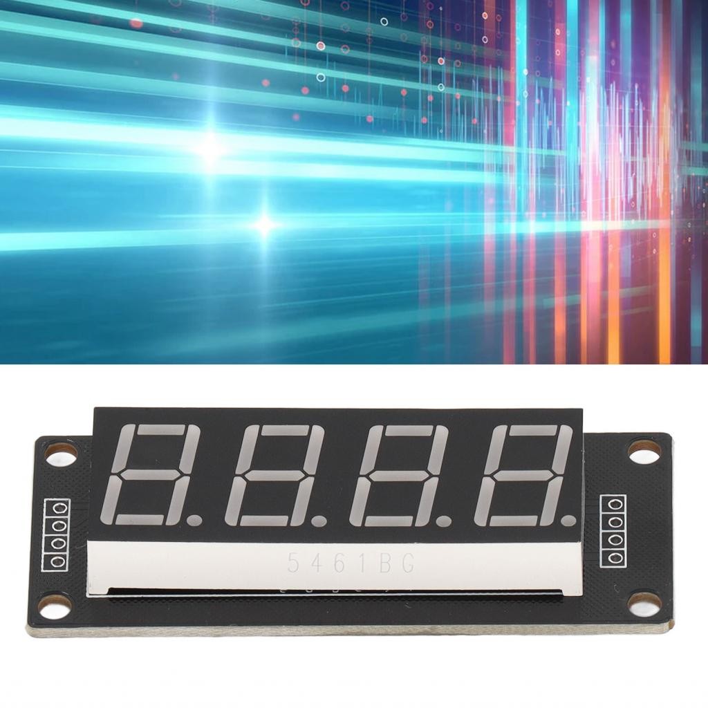 LED Digital Tube Display Module 4 Digit 7 Segment Green พร้อมชิปไดรฟ์ ...