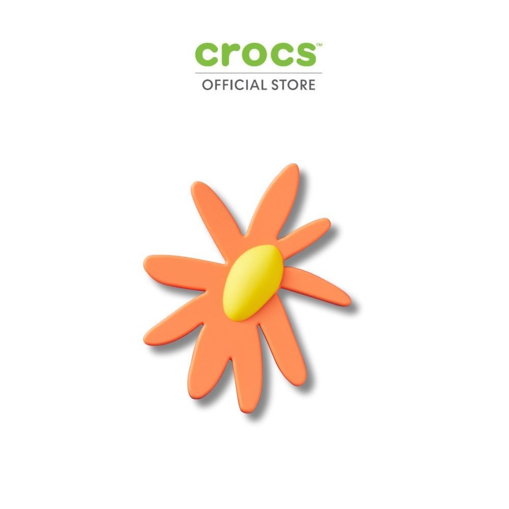 CROCS ตัวติดรองเท้า JIBBITZ™ ORANGE CRAFTED DAISY | Shopee Thailand