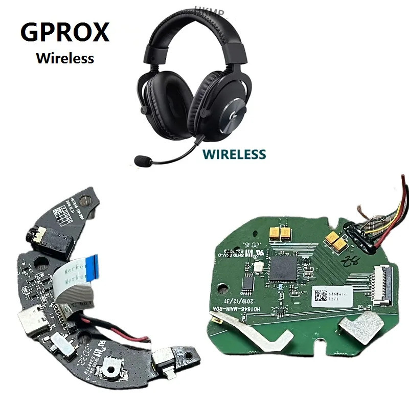 อะไหล่ PCB เดิมสําหรับ Logitech GPROX หูฟังไร้สายเปลี่ยน G PRO X เสียง ...