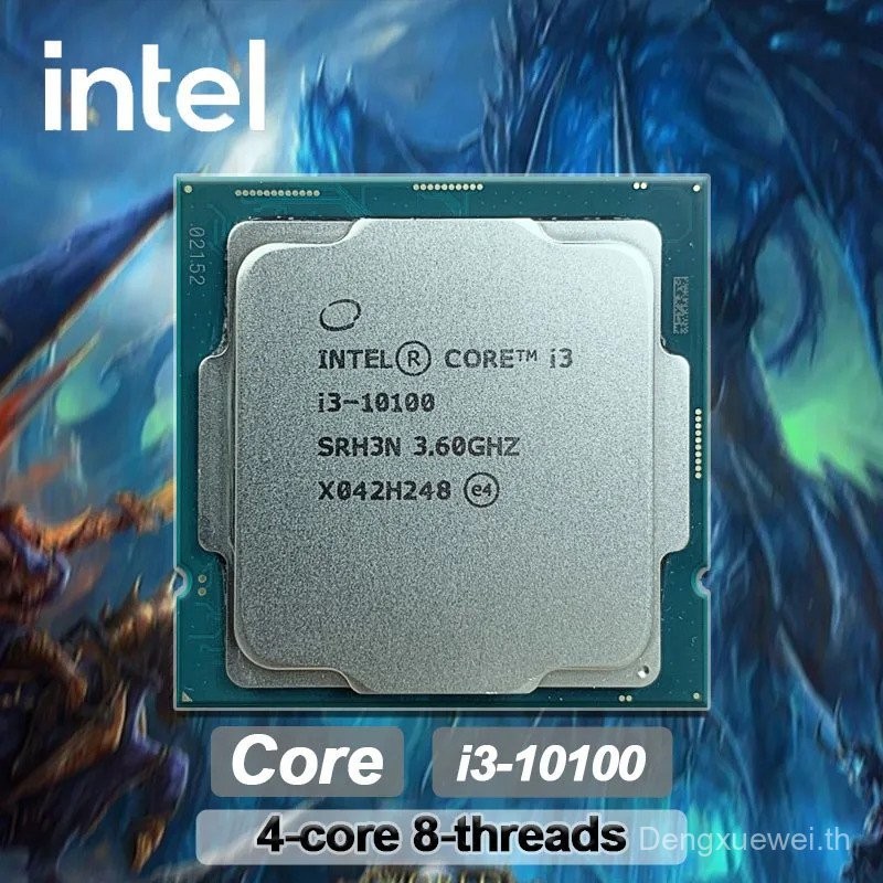 Intel New Core i3-10100 i3 10100 3.6 GHz 4-core 8-Thread CPU Processor L2 = 1M L3 = 6M 65W LGA ...